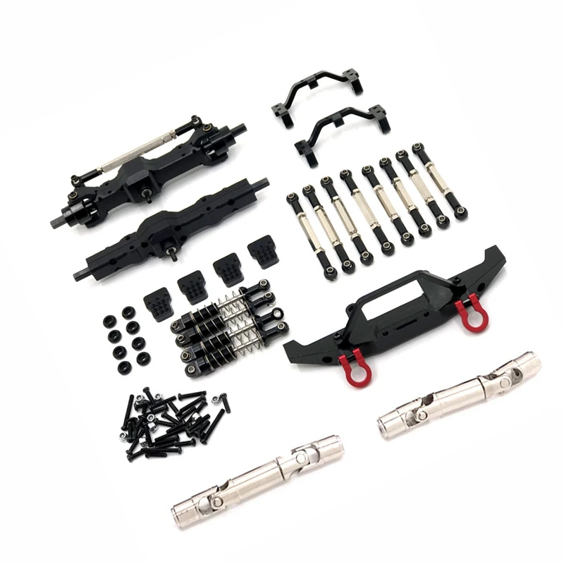 Metal-Upgrade-Parts-Kit-Front-Rear-Axle-Link-Rod-For-WPL-C14-C24-Fayee ...