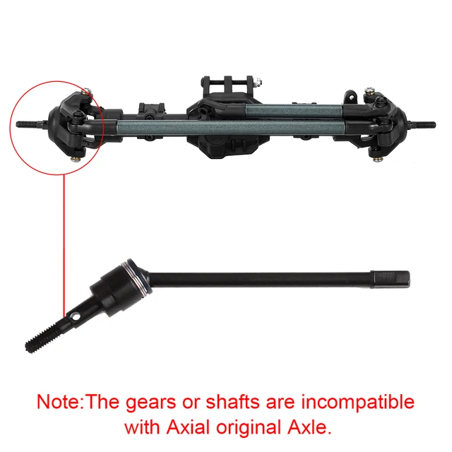1/10 Rc Crawler JGGZONE Heavy Duty Metal Axle Front Straight Complete ...