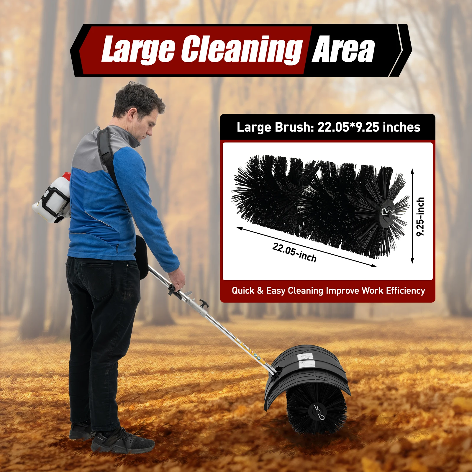 52CC-2-Stroke-Outdoor-Handheld-Sweeper-Gas-Power-Broom-Walk-Behind ...