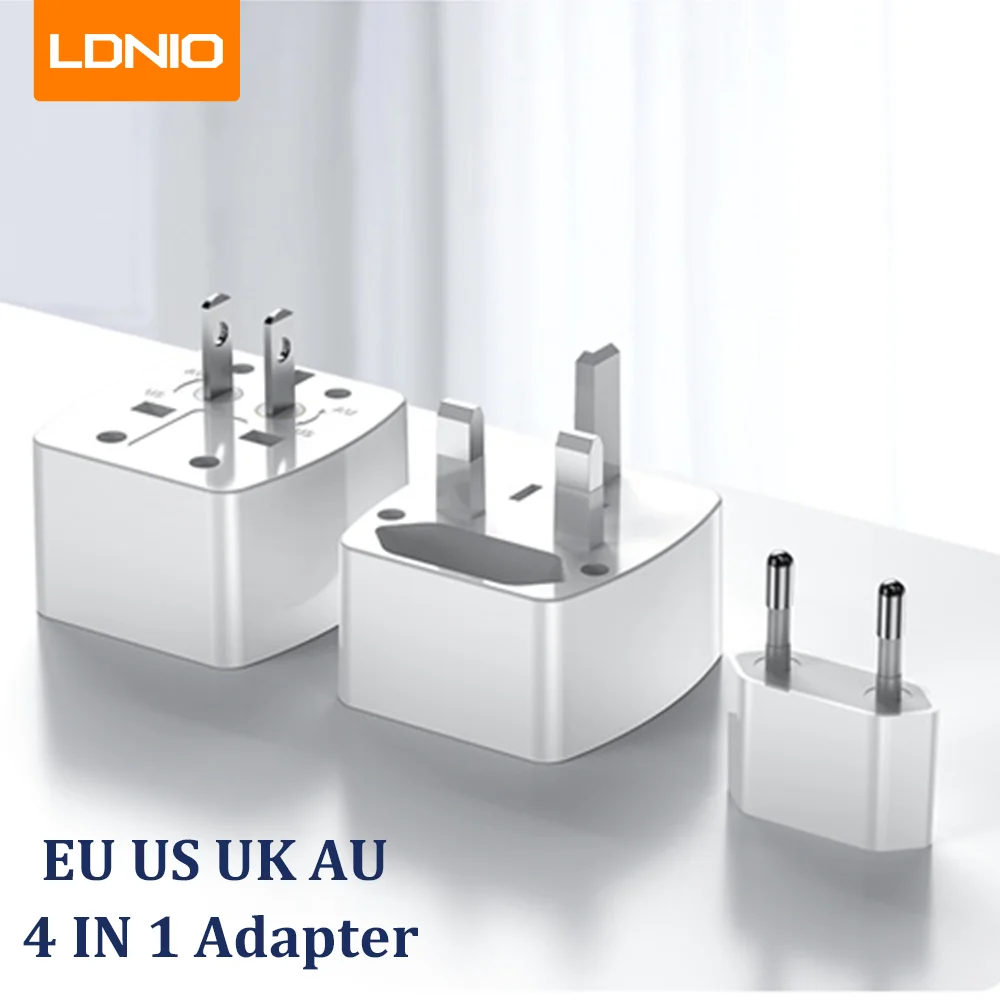 LDNIO Universal Travel Adapter EU US UK AC Power Charger Outlet Plug ...