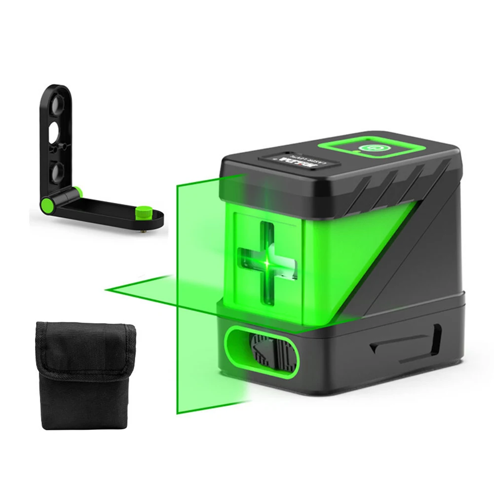 Green-Laser-Level-Mini-Small-Portable-2-Line-Green-Light-Level-Meter ...