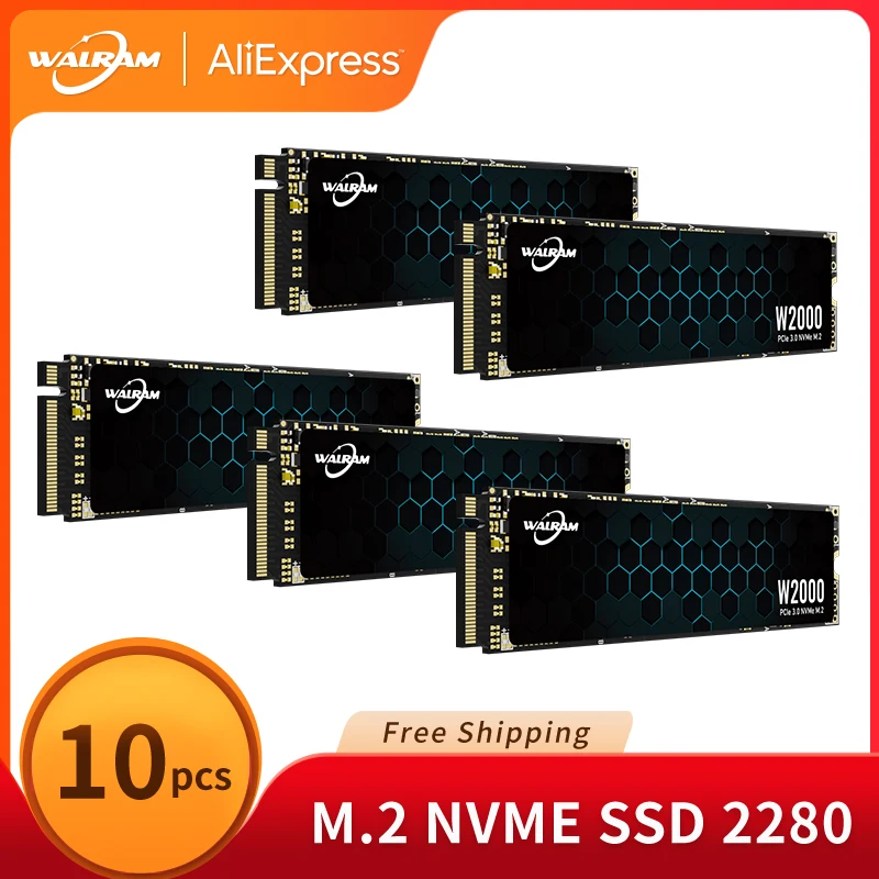 WALRAM M.2 SSD M2 256gb PCIe NVME 128GB 512GB 1TB Solid State Drive ...