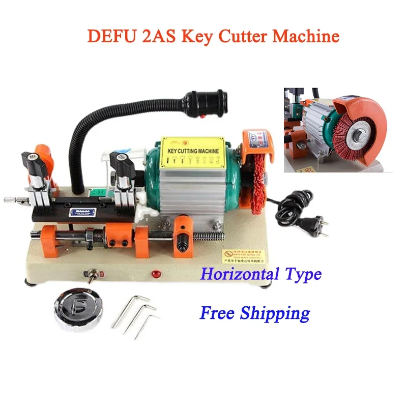 DEFU-2AS-Horizontal-Key-Cutting-Machine-Car-Key-Cutter-220V-or-110v-Key ...
