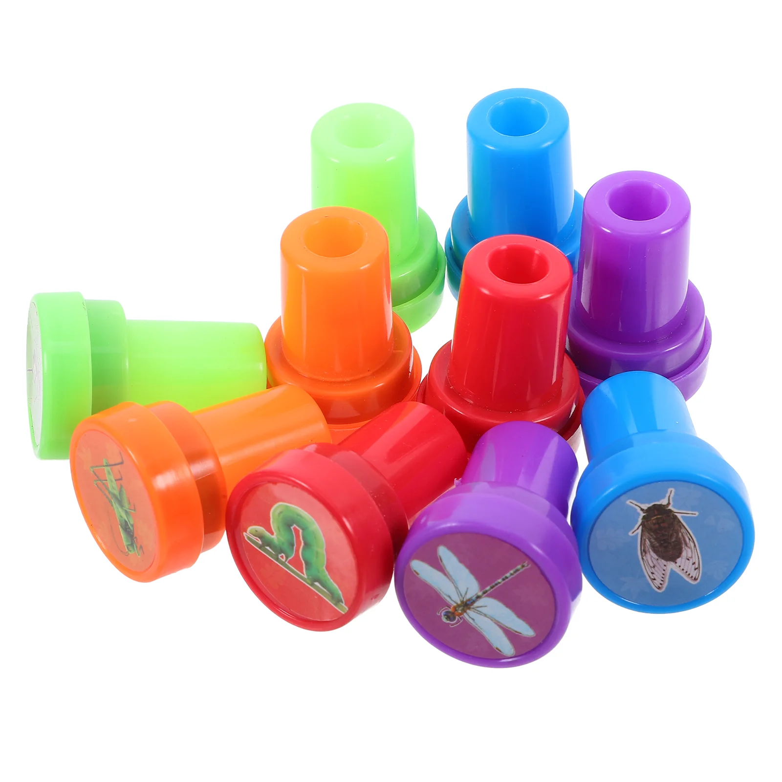 10-Pcs-Kids-Toys-Insect-Seal-DIY-Stamps-for-Cute-Puzzle-Crafting-Animal ...