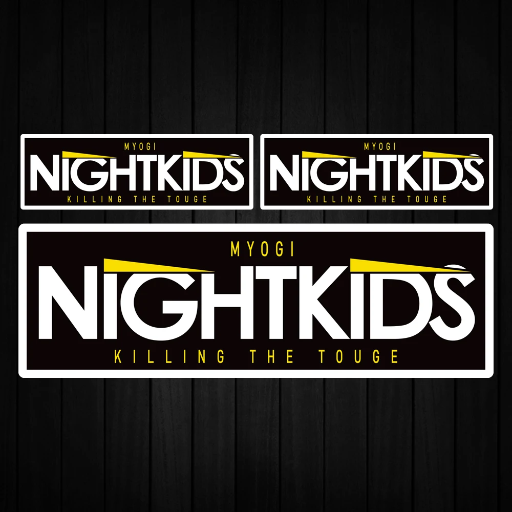 Night Kids Initial D Logo Stickers: The Ultimate Guide to Authentic JDM ...