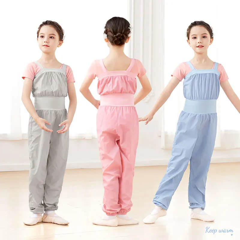 Ballet-Pants-Girls-Fitness-Yoga-Pants-Dance-Warm-up-Overalls-Camisole ...