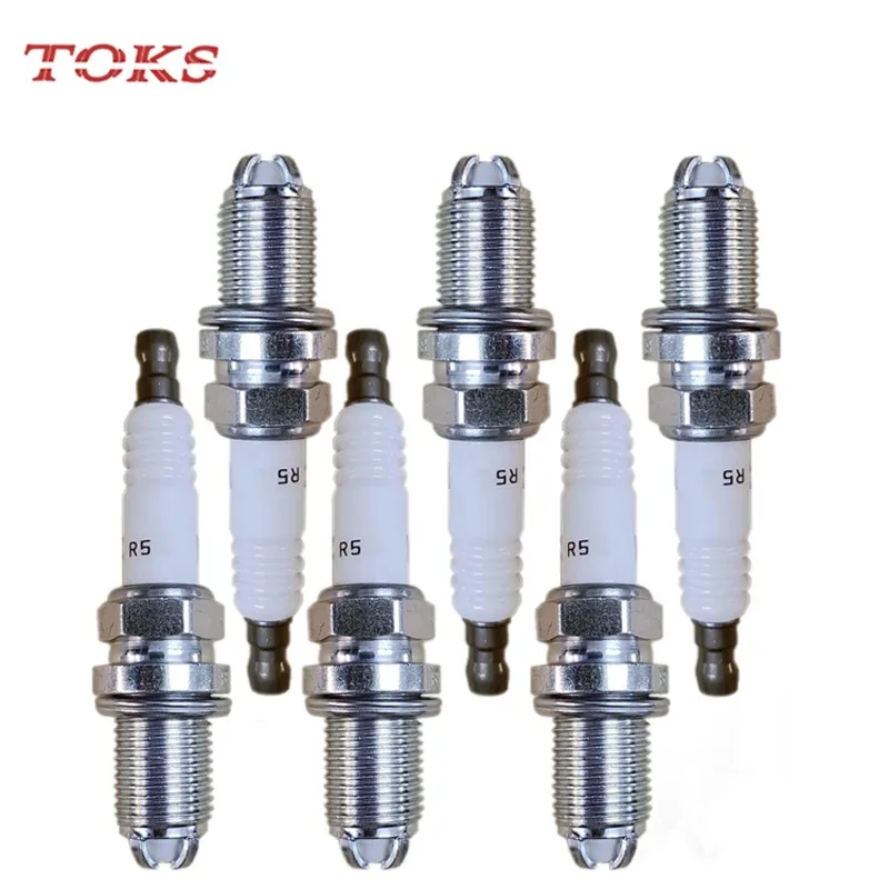 4-6pcs 12120037607 BKR6EQUP Double Laser Platium Car Spark Plug For BMW ...