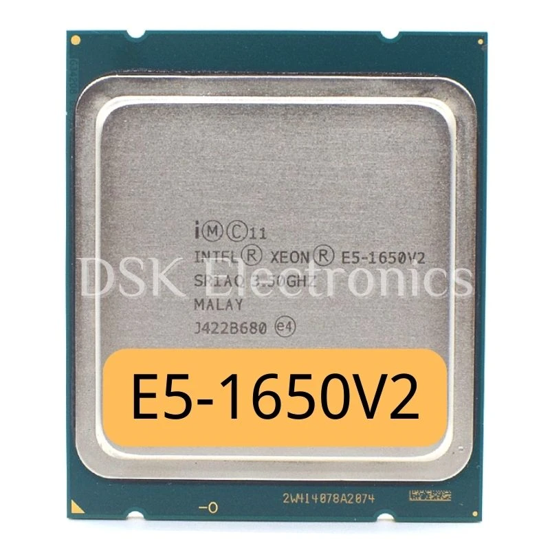 Intel Xeon E5 1650 V2 CPU 3.5G LGA 2011 Six Cores Server processor e5 ...
