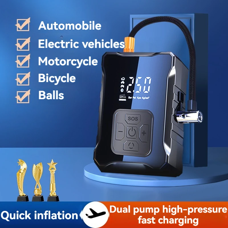Car-Air-Compressor-Electric-Tire-Inflator-Pump-for-Motorcycle-Bicycle ...