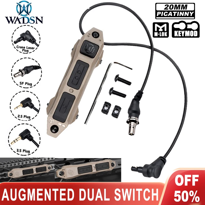 WADSN-Tactical-Pressure-Remote-Switch-Dual-Function-Tail-Button-crane ...