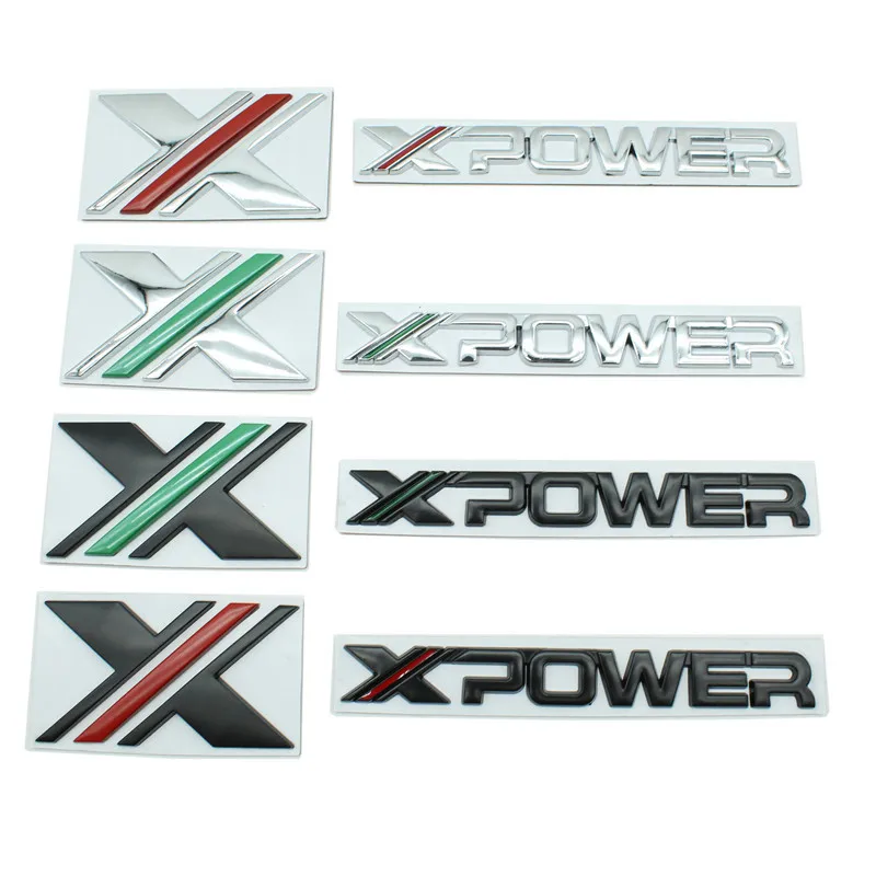 Car-Styling-X-XPOWER-Logo-Hood-Fender-trunk-Rear-Decal-Emblem-Badge ...