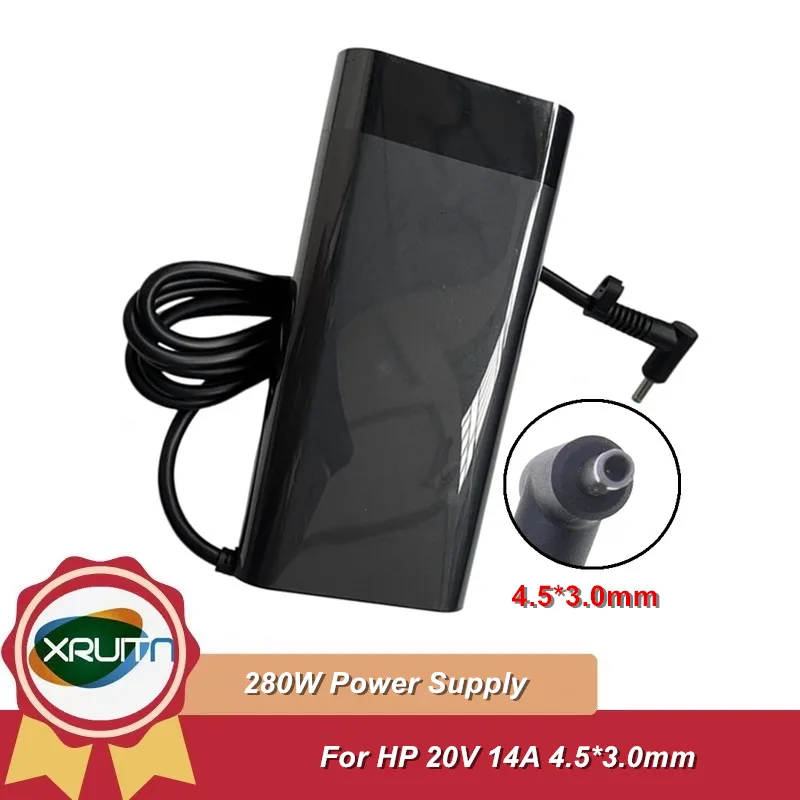 Replacement 20V 14A 280W AC Adapter Charger For HP OMEN Laptop Power ...