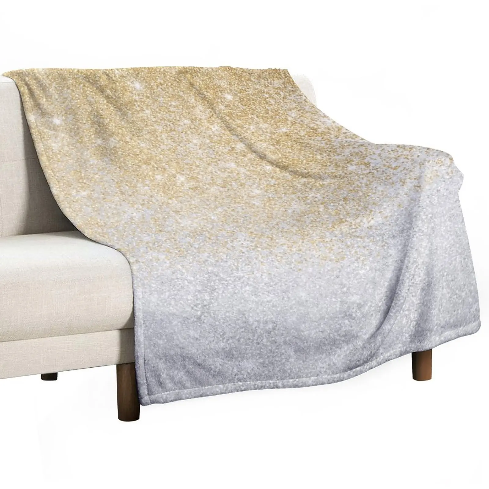 Gold-and-Silver-Glitter-Ombre-Luxury-Design-Throw-Blanket-Moving ...