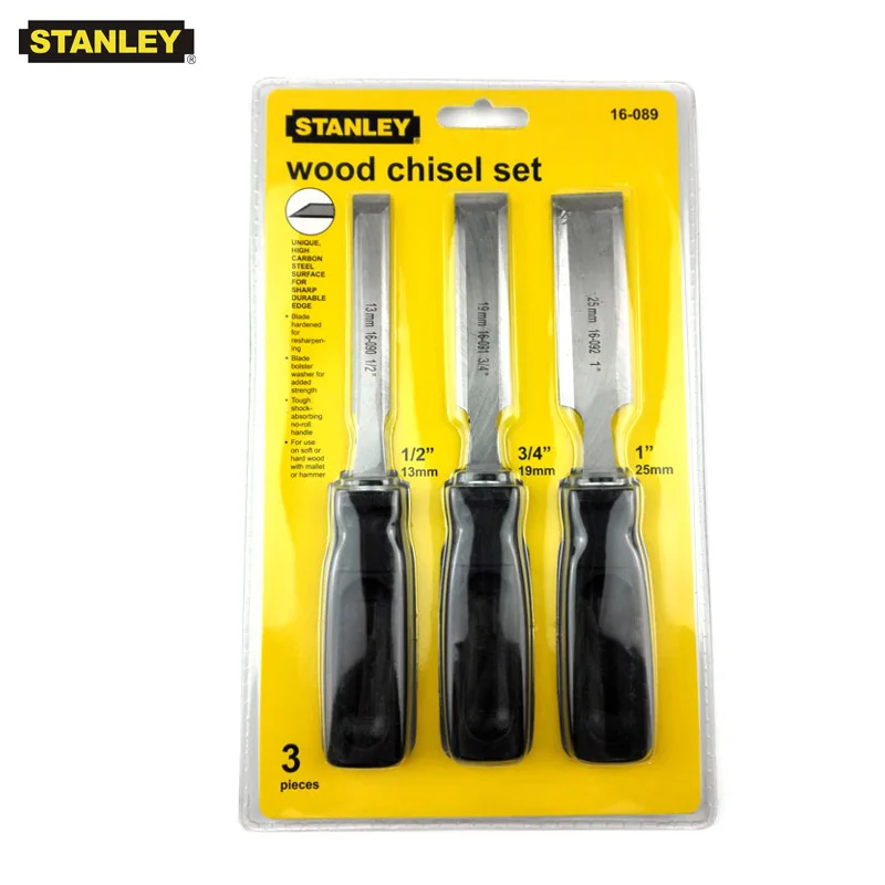 Stanley-3pcs-wood-chisel-set-Anti-slip-Chisel-For-Wood-Carving-Carved ...