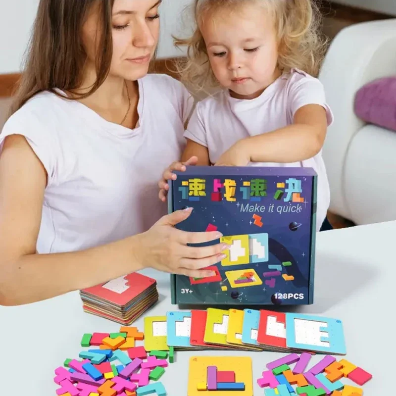 Desktop-Puzzle-Game-Two-person-Parent-Child-interactive-Toys-Learning ...