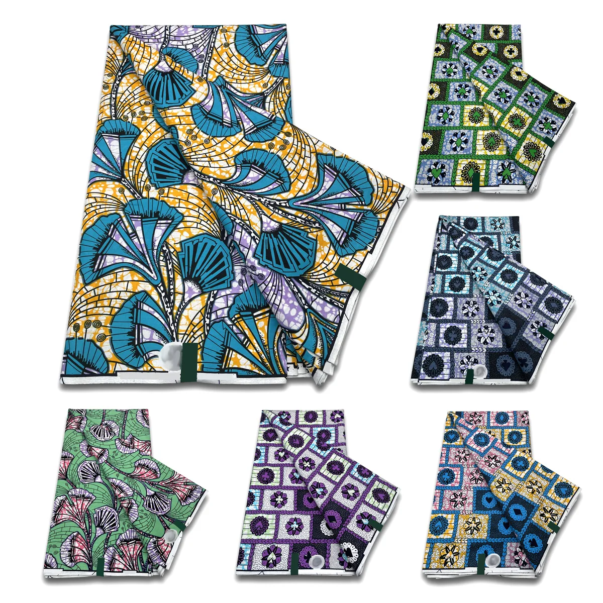 New-Wholesale-Price-African-Real-Wax-Printed-Fabric-Soft-100-Cotton-Wax ...