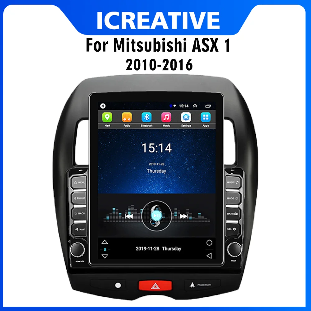 Android Auto Autoradio 4G Carplay For Mitsubishi ASX 1 2010-2016 2 Din ...