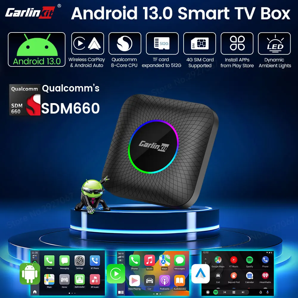 Carlinkit-CarPlay-Ai-Box-Android-13-SDM660-Octa-core-Smart-Car-TV-Box ...