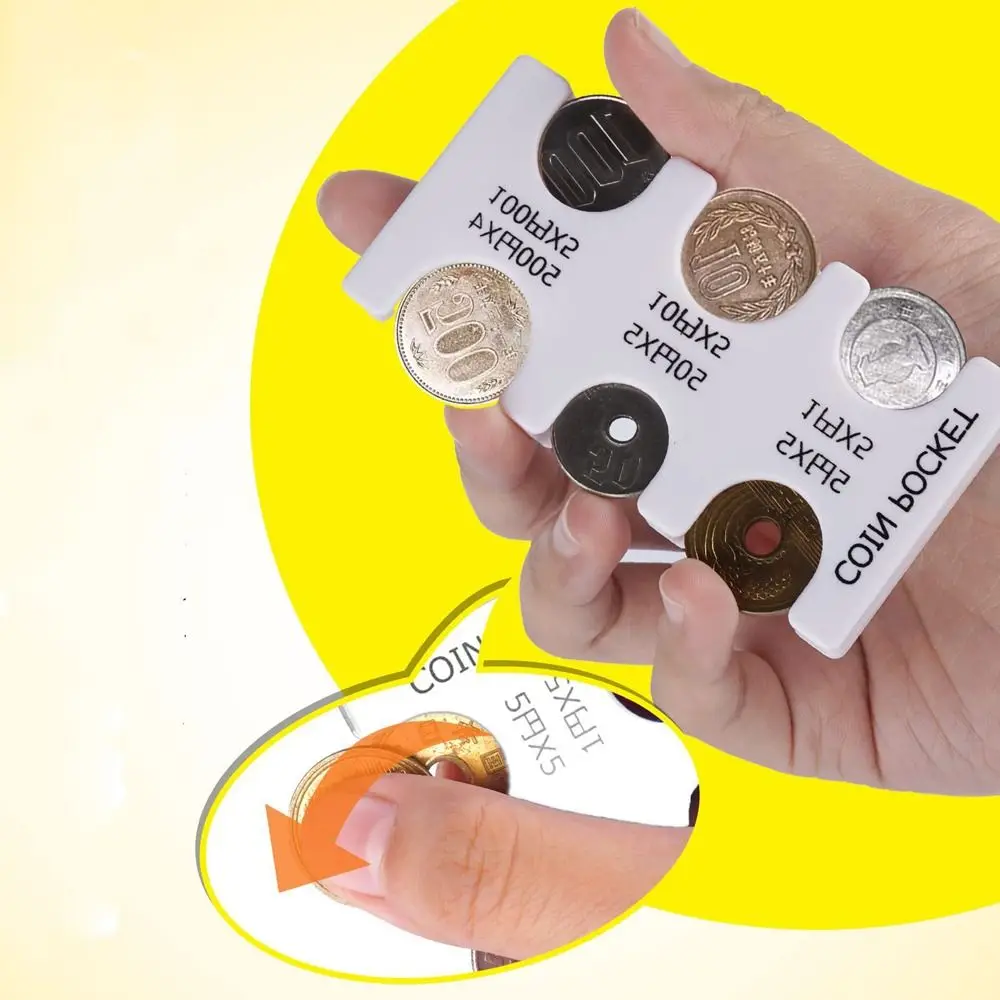 Holder-Multi-position-Plastic-Coin-Changer-Solid-Color-Letter-Japanese ...