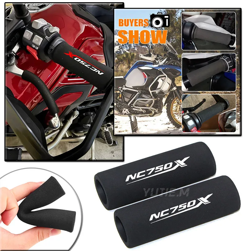 Sponge Grip NC750X 2021 Motorcycle Handlebar Grips Anti Vibration for ...