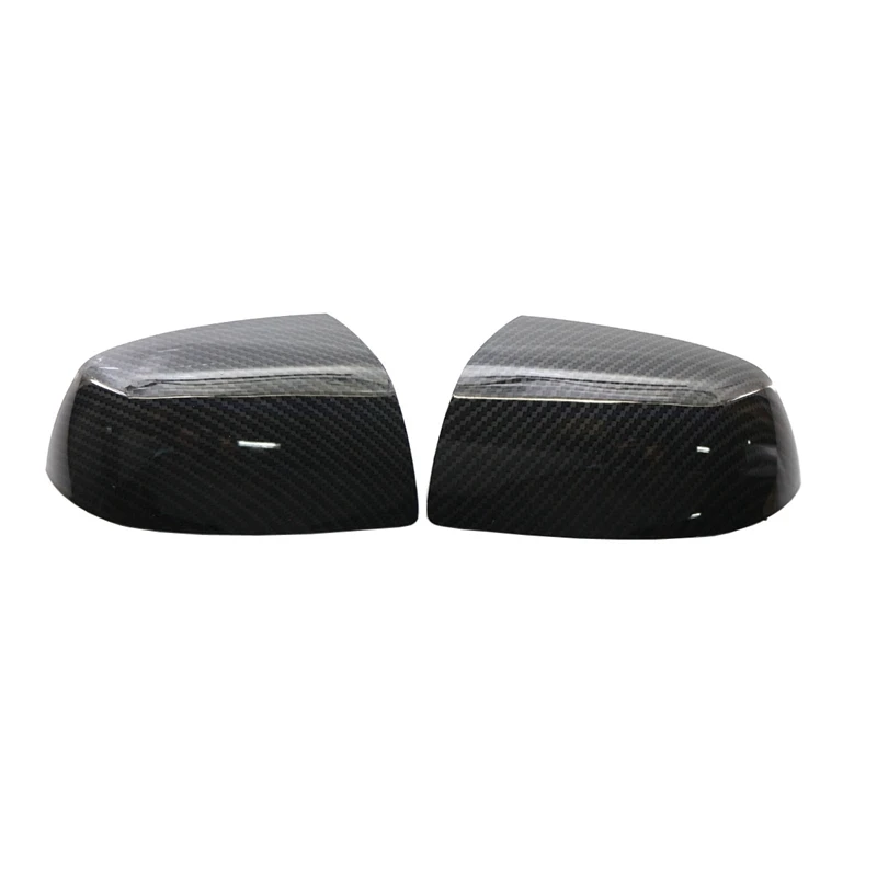 1Pair-Carbon-Fiber-Style-Side-Door-Wing-Mirror-Cover-Rear-View-Mirror ...