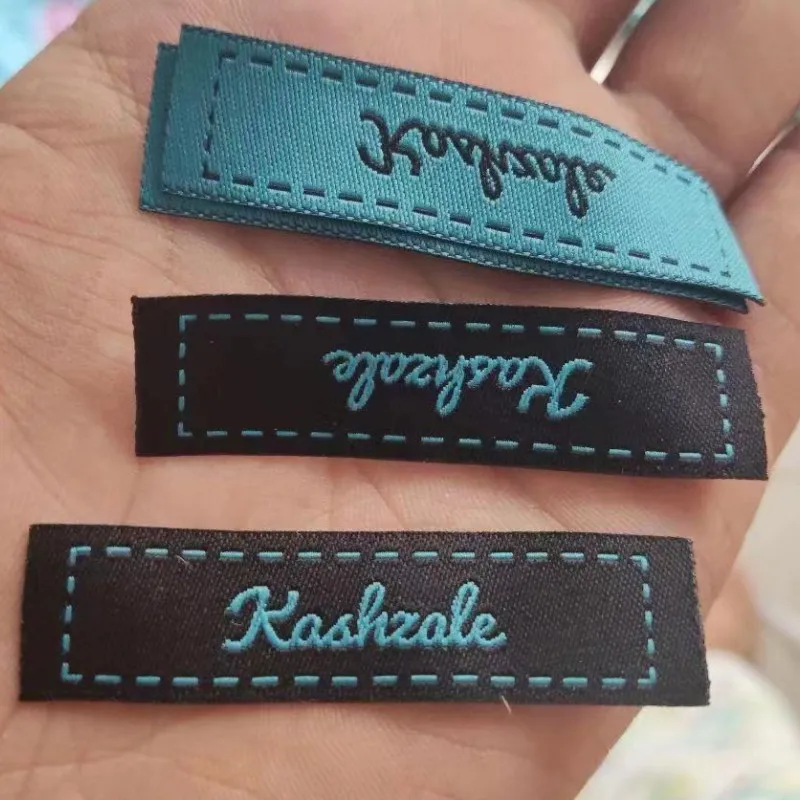 Cloth-label-Custom-Straight-cut-Blue-Clothing-Labels-1-5-6-cm-1000-PCS ...