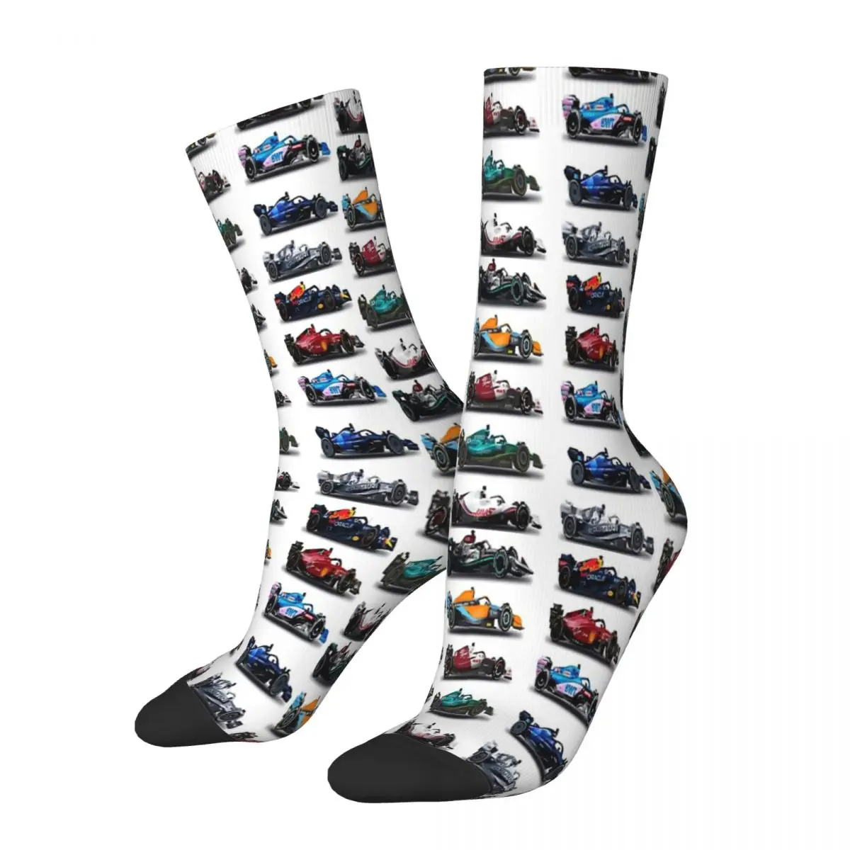 All-Cars-de-F-rmula-1-Calcetines-para-hombre-y-mujer-medias-estampadas ...