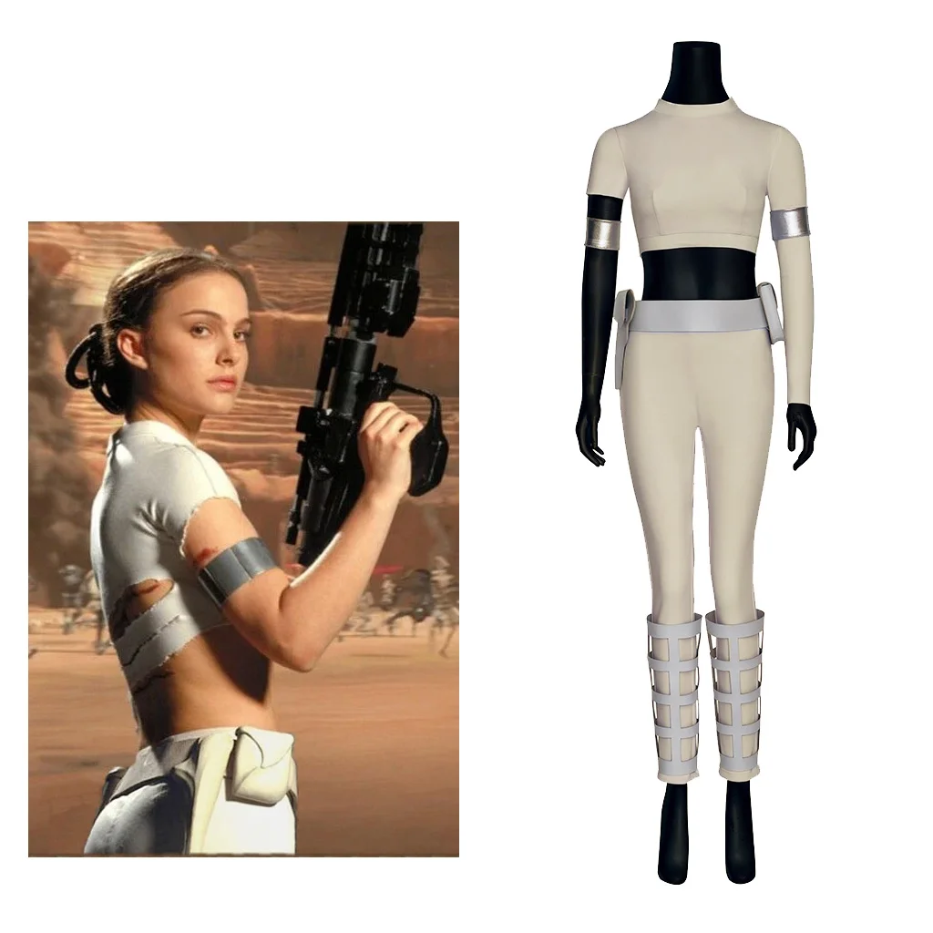 Women Leia Slave Cosplay Costume Fighting Outfits Princess Leia Coat ...