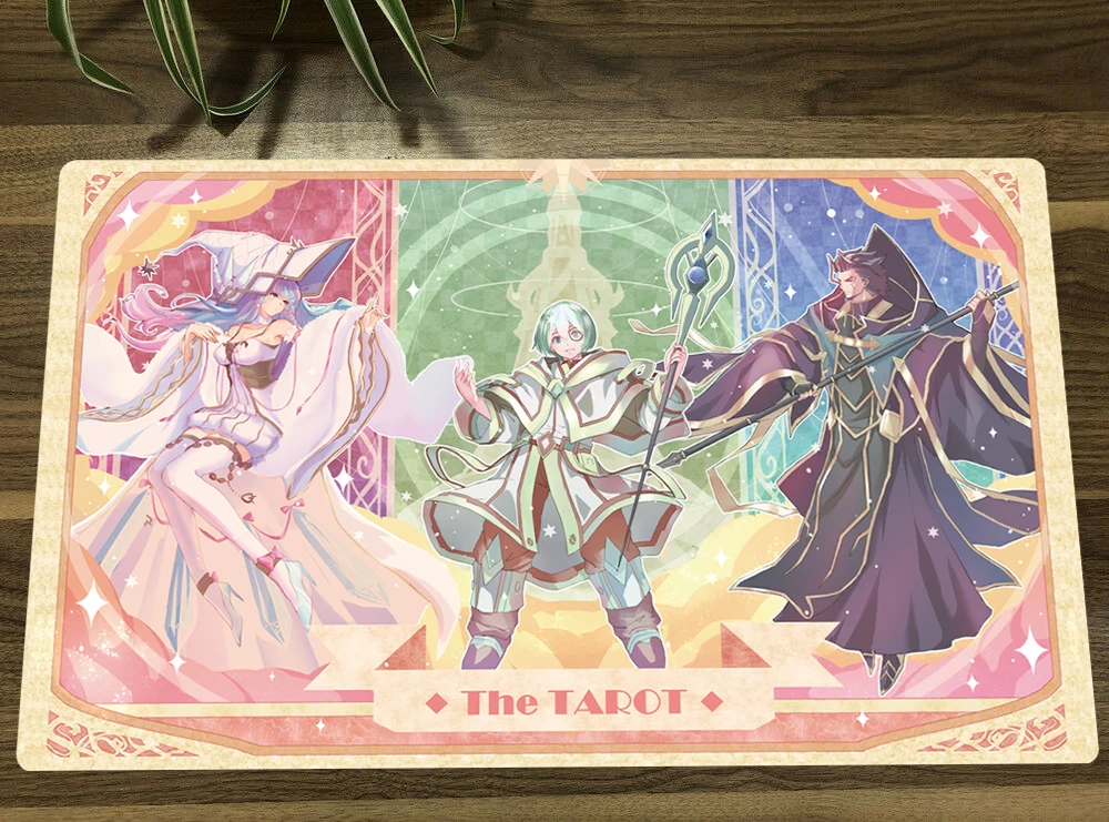 YuGiOh The Tarot Trading Card Game Mat TCG CCG Playmat Rubber Mouse Pad ...