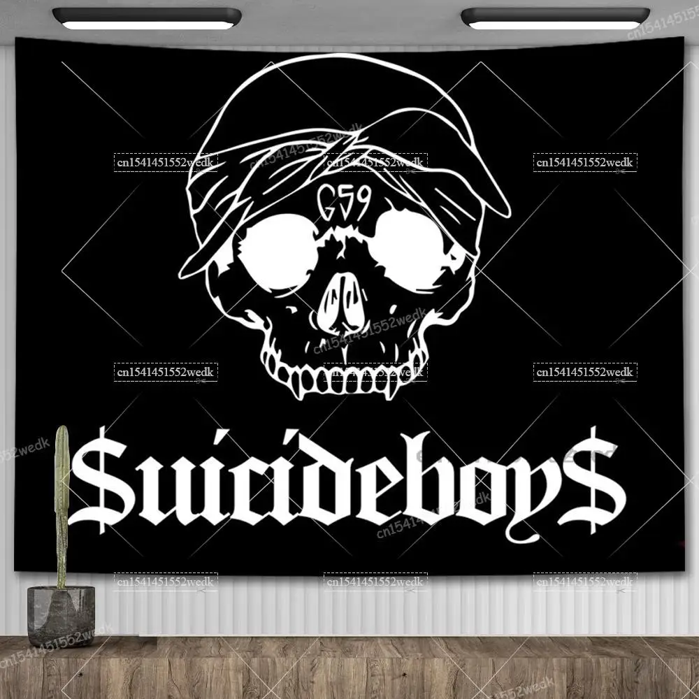 Suicidal Skull Logos Style