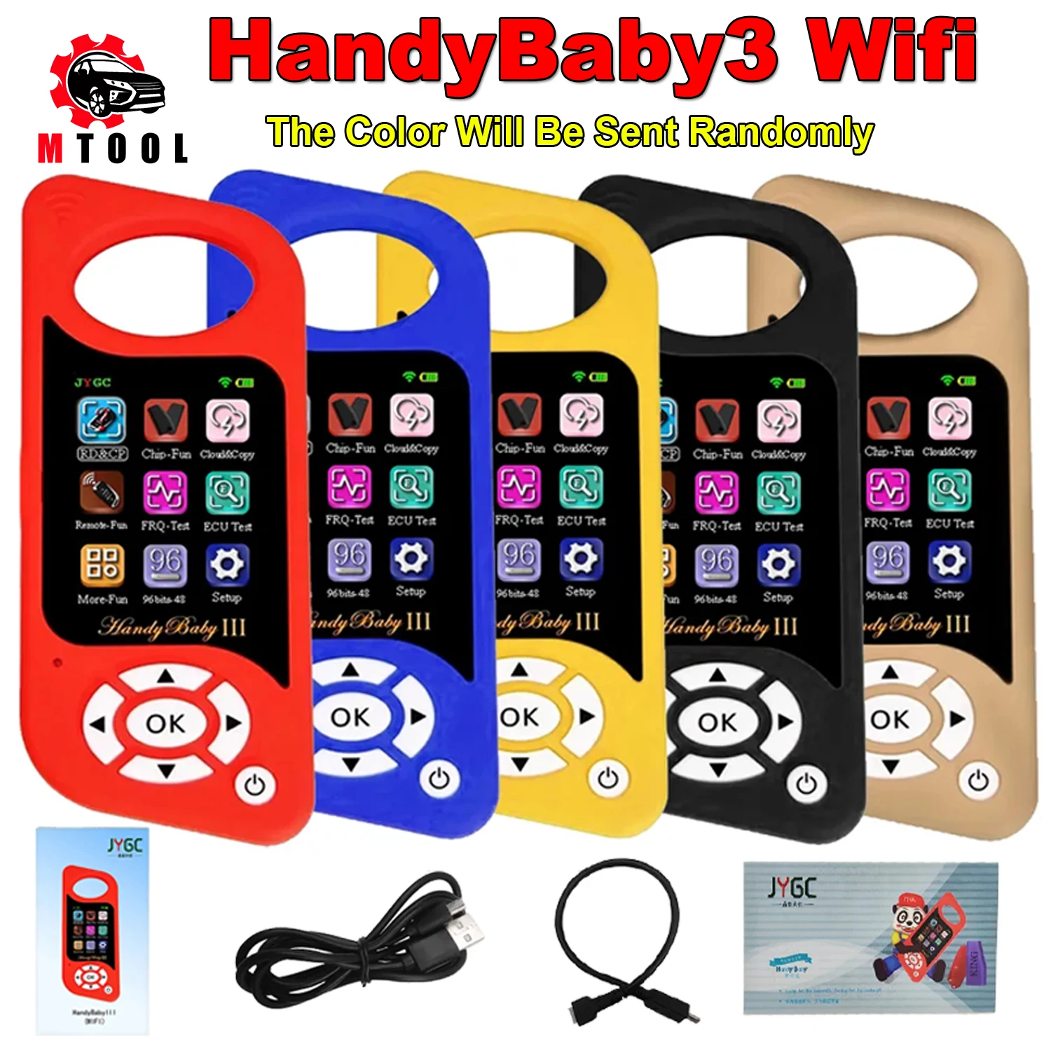 Newest HandyBaby3 Handy Baby III Cbay Key Hand-held JMD WiFi Car Key Copier Auto Key Programmer ...