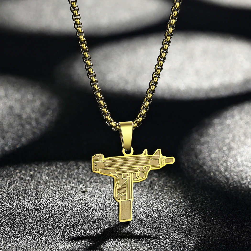 Kinitial Stainless Steel Necklaces For Men Jewelry Unique Street ...