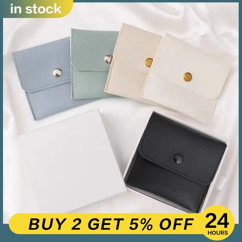 5pcs-Jewellery-Bag-Leather-Jewellery-Pouch-Packaging-Bag-Earrings-Ring ...