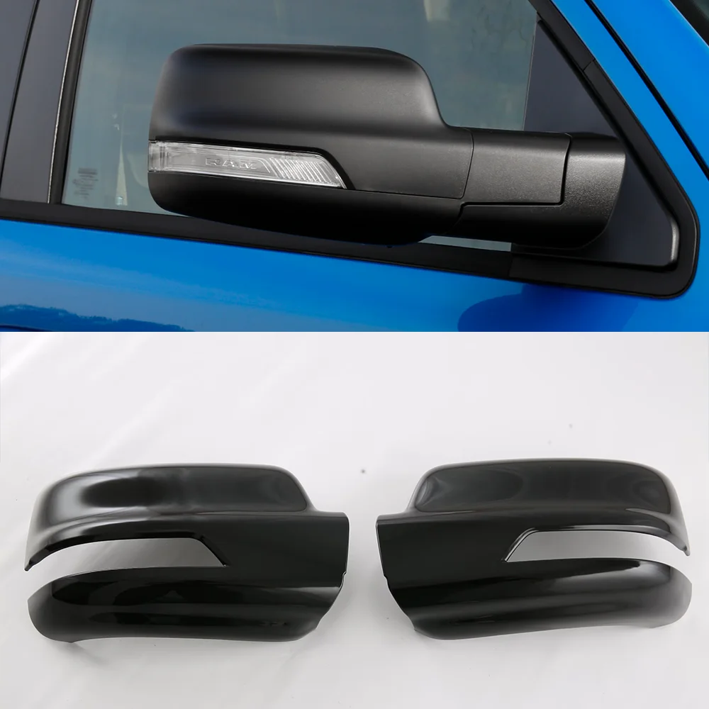 Auto-Rear-View-Mirror-With-Light-Hole-Cover-Car-Body-Kit-Upgrade ...