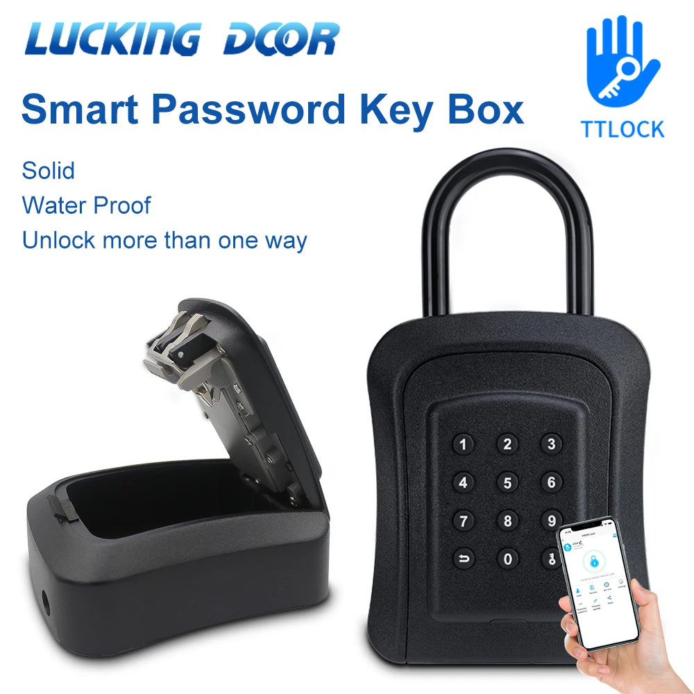 TTlock-Electronic-Key-Safe-Key-Box-Digit-Password-Code-Wall-Mount ...