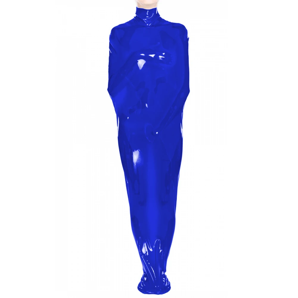 Adults-Mummy-Cosplay-Bondage-Sack-Turtleneck-Patent-Leather-Sleeping ...