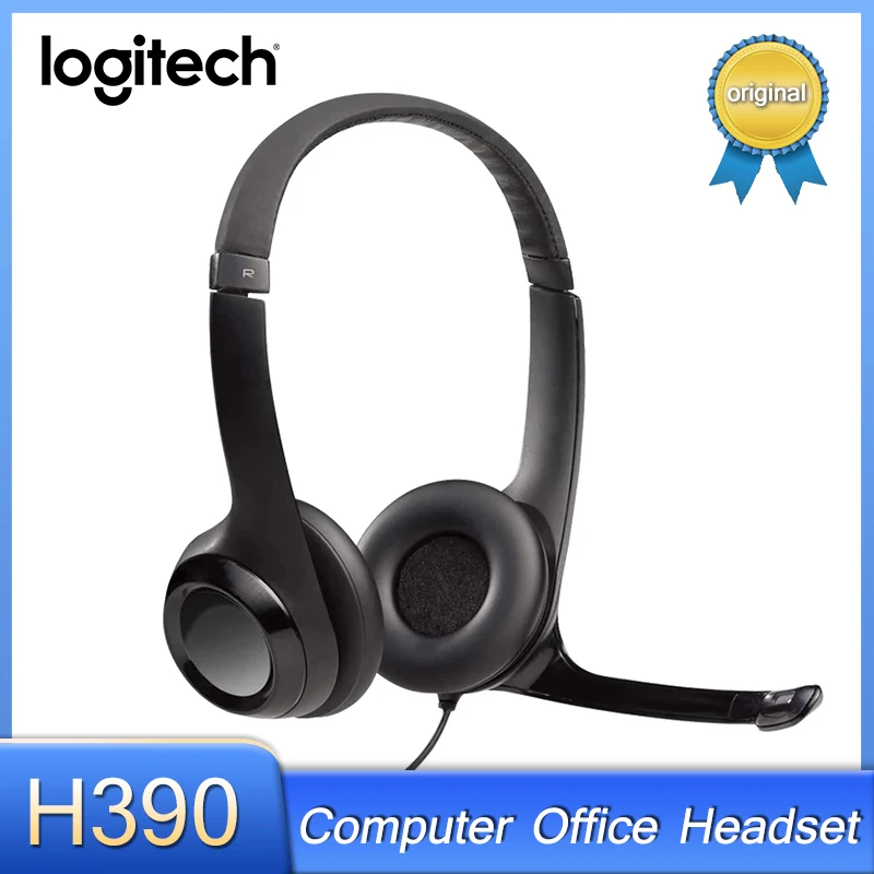 Logitech-auriculares-H390-con-cable-USB-cascos-con-micr-fono-est-reo ...