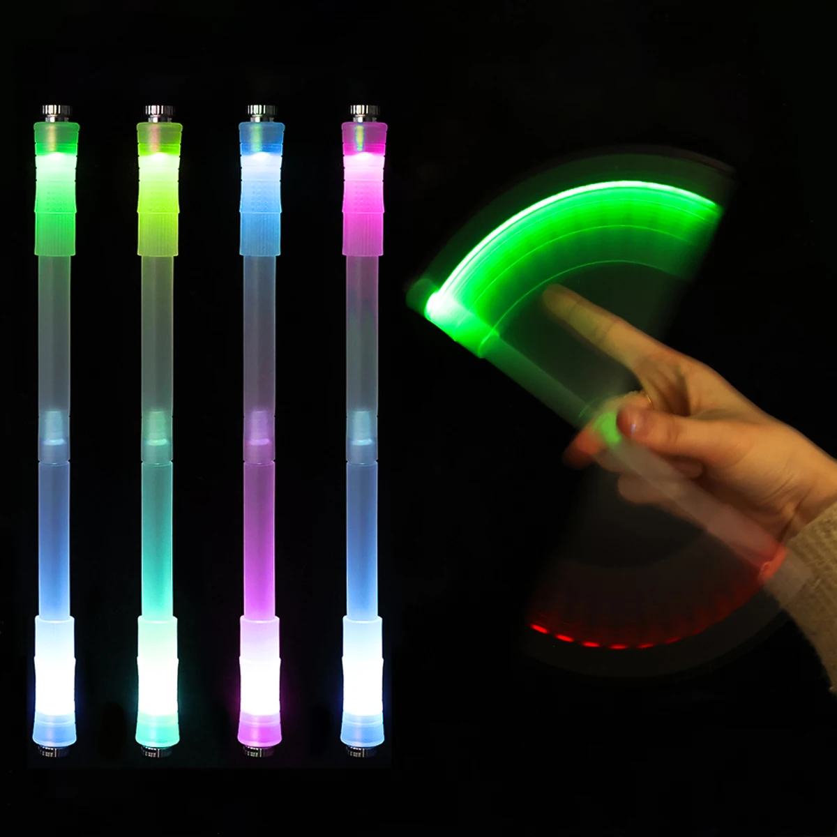 Color-LED-Light-Pen-Fingertip-Felt-Tip-Pen-Toy-Luminous-Cool-Fidget ...