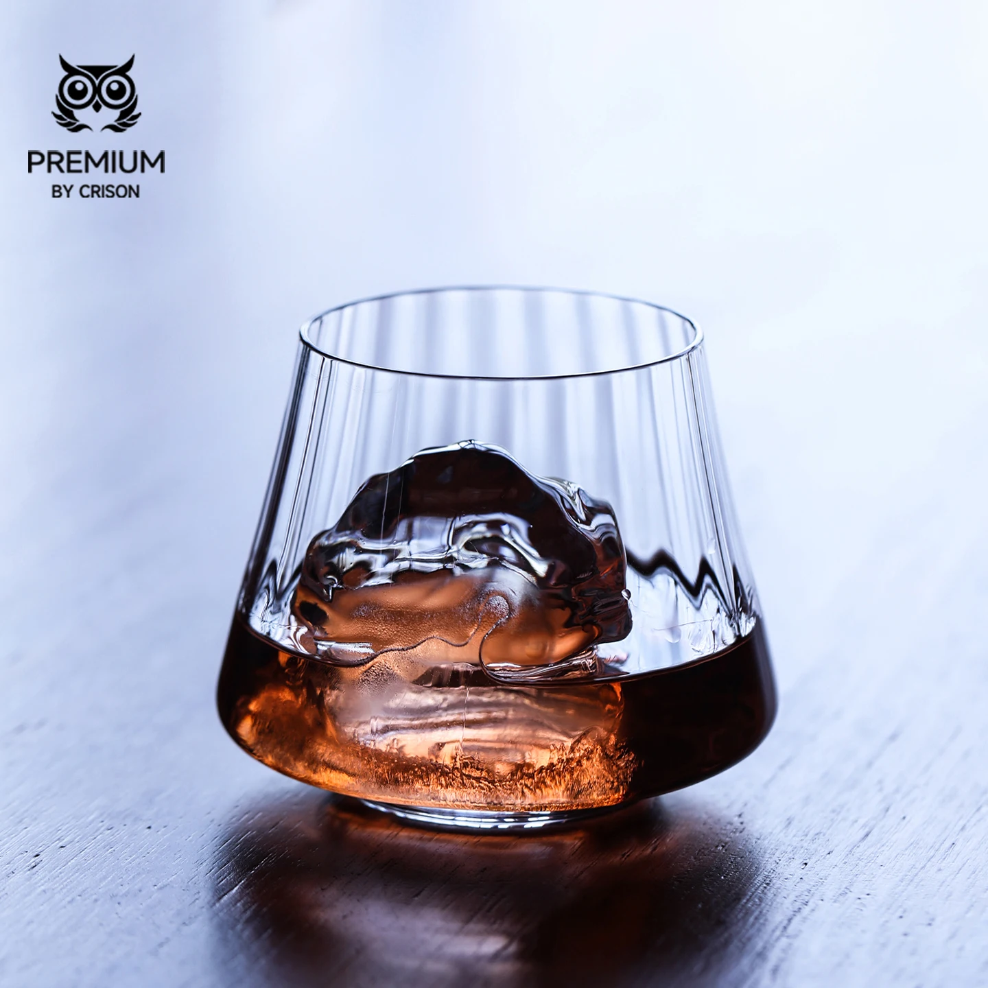 PWK505 CRISON Crystal Glass Handmade Whiskey Cup Bar Bartender Cocktail ...