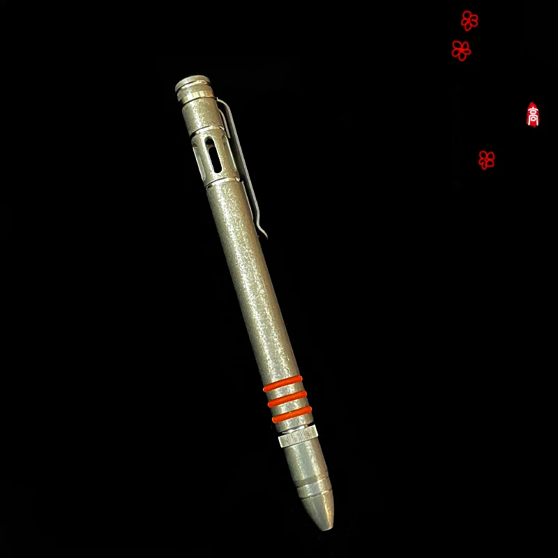 EDC Titanium Alloy Self Defense Survival Safety Tactical Press Pen With ...