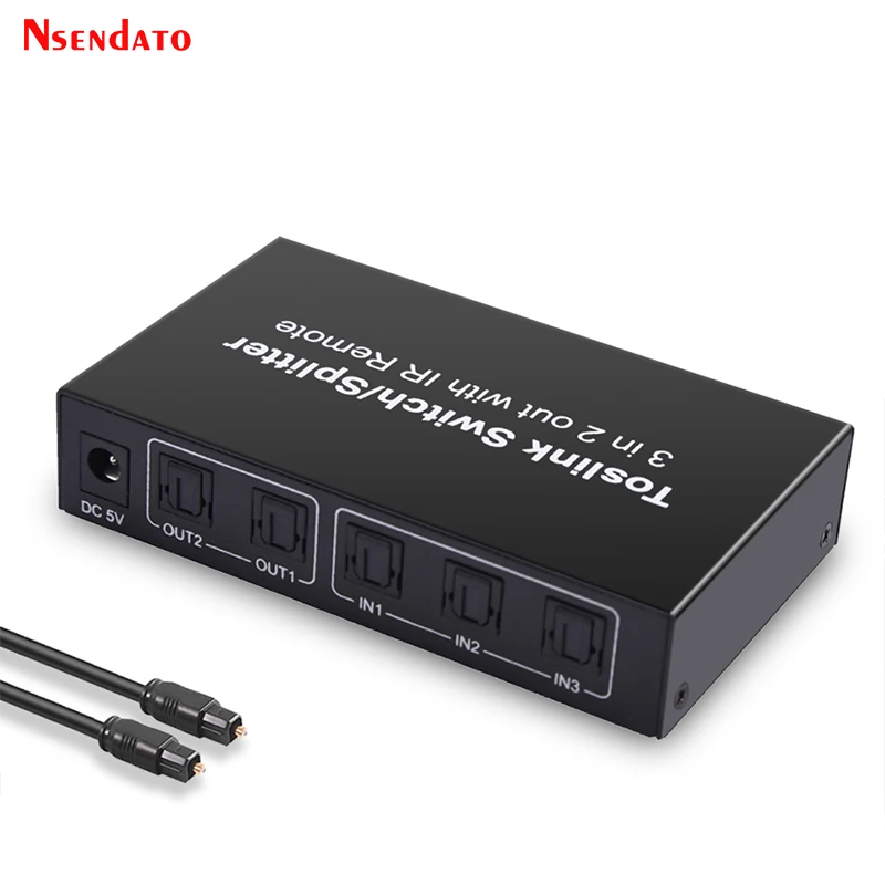 Spdif-Toslink-Optical-Audio-3x2-Switcher-Digital-Optical-Switch ...