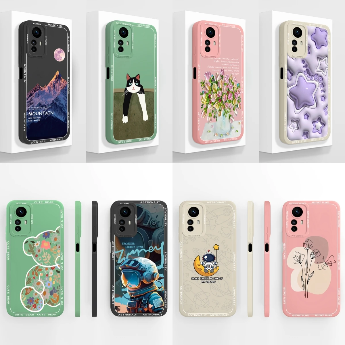 Case For Redmi Note 12S 12 S Case Artistic Style Full Coverage Anti ...