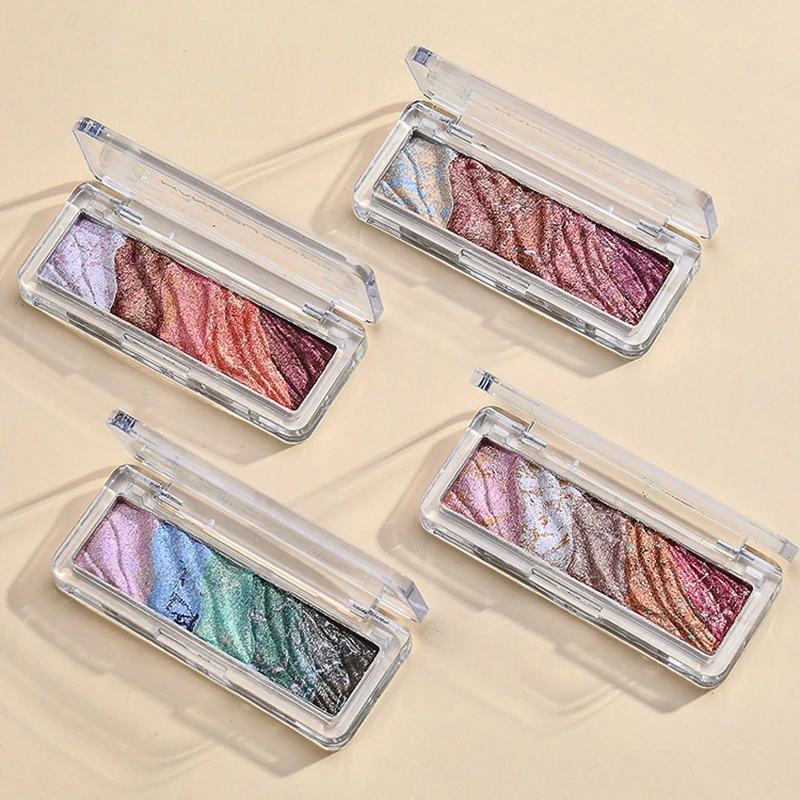 5-Colors-Eyeshadow-Palette-Matte-Shimmer-Glitter-Shades-Makeup-Eye ...