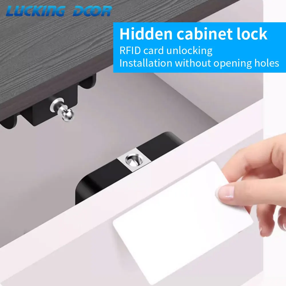 Smart-Electronic-Drawer-Lock-Invisible-RFID-IC-Card-Cabinet-Locker-NFC ...