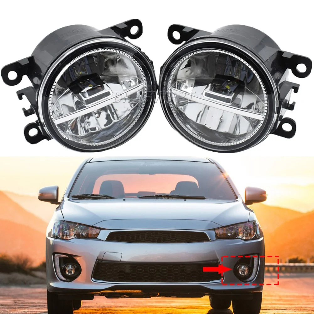2PCS-Led-fog-lights-DRL-H11-12V-for-Mitsubishi-Lancer-GT-Lancer-ES ...