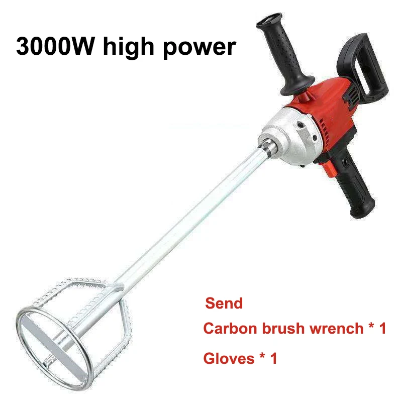 Industrial Lithium Battery Cordless Hand Paint Mixer Power Agitator ...