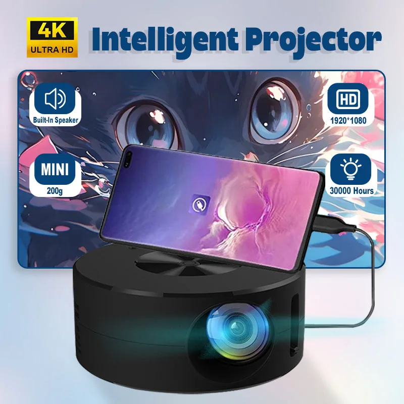 new-YT200-portable-mini-LED-projector-home-theater-movie-multimedia ...