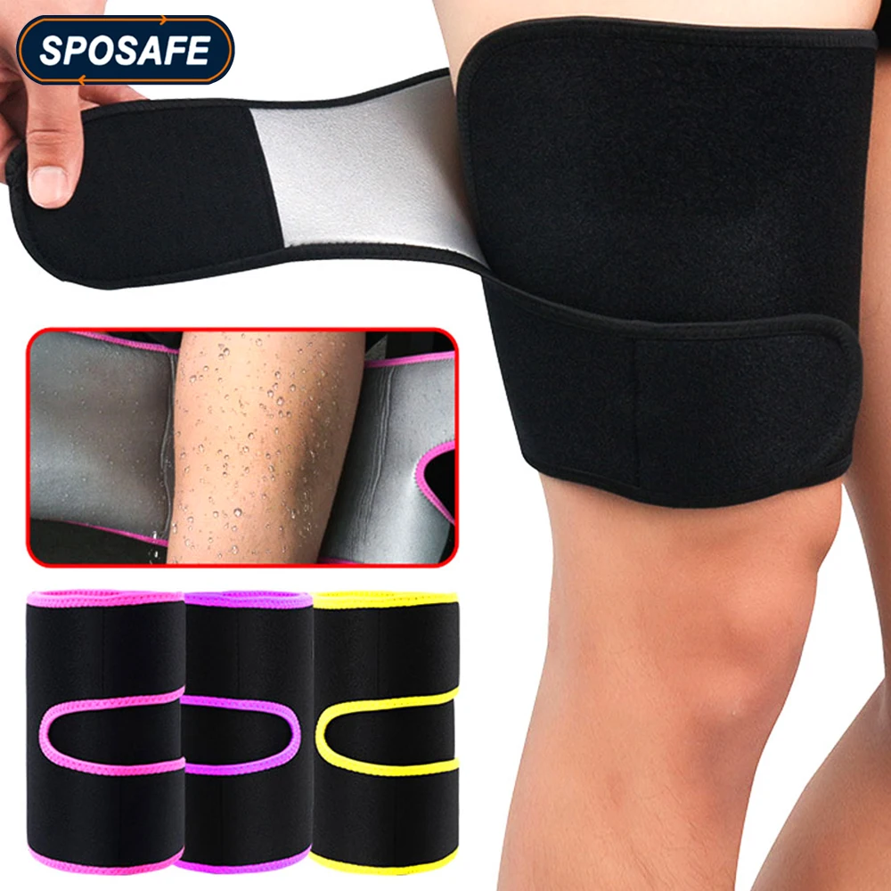 Sports Thigh Shaper Wraps Sauna Sweat Calves Trimmers Leg Compress Belt ...
