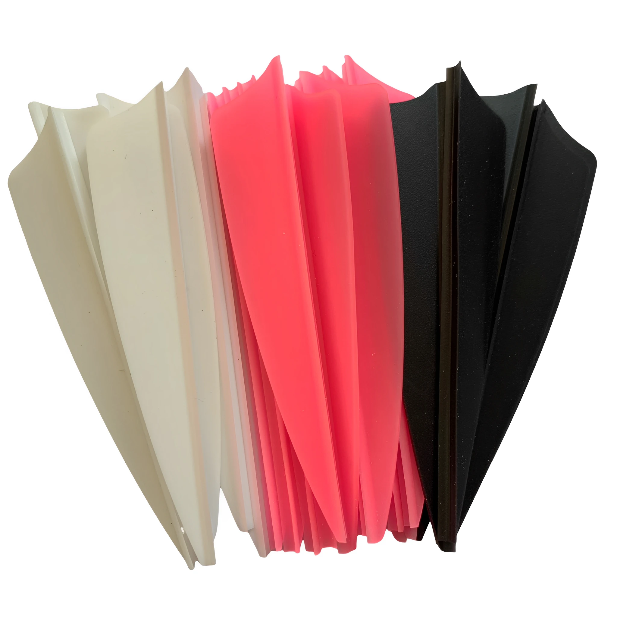 50pcs-2inch-3inch-4inch-Archery-Arrow-Vanes-Rubber-Feather-Fletching ...