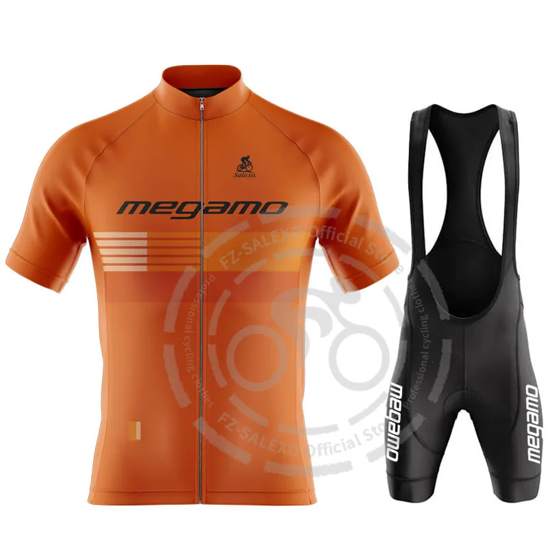 New-2024-Megamo-Team-Bike-Cycling-Jersey-Set-Men-Outdoor-Sports-Bib ...